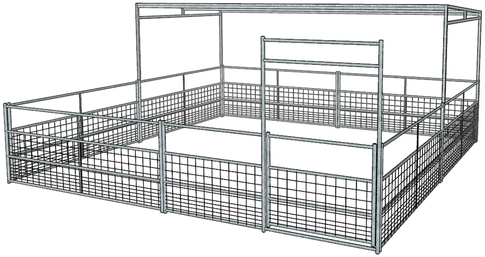 Galvanized Fence, Stall, Pen, Arena, Panels, & Accs. Local Pickup & Ch