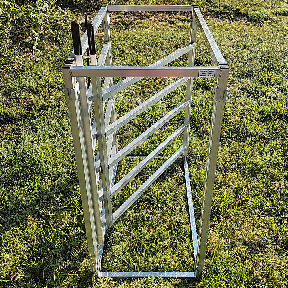 Aluminum 40-Inch-Tall Sheep & Goat 3 Way Sorter gate for Sorting Alley