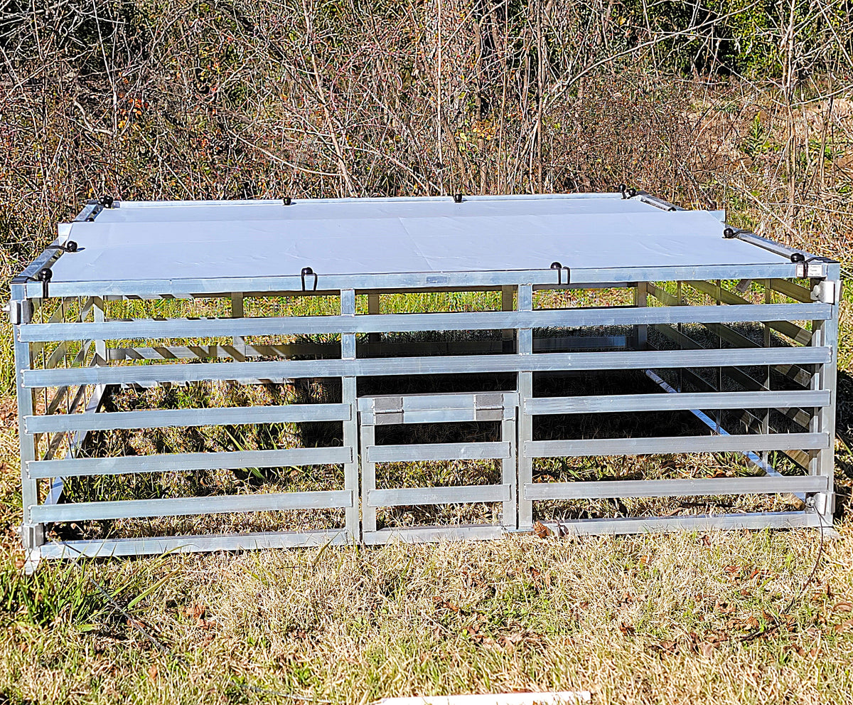 Rite Farm Products Aluminum 5'X5' Mobile Broiler Chicken Tractor Coop