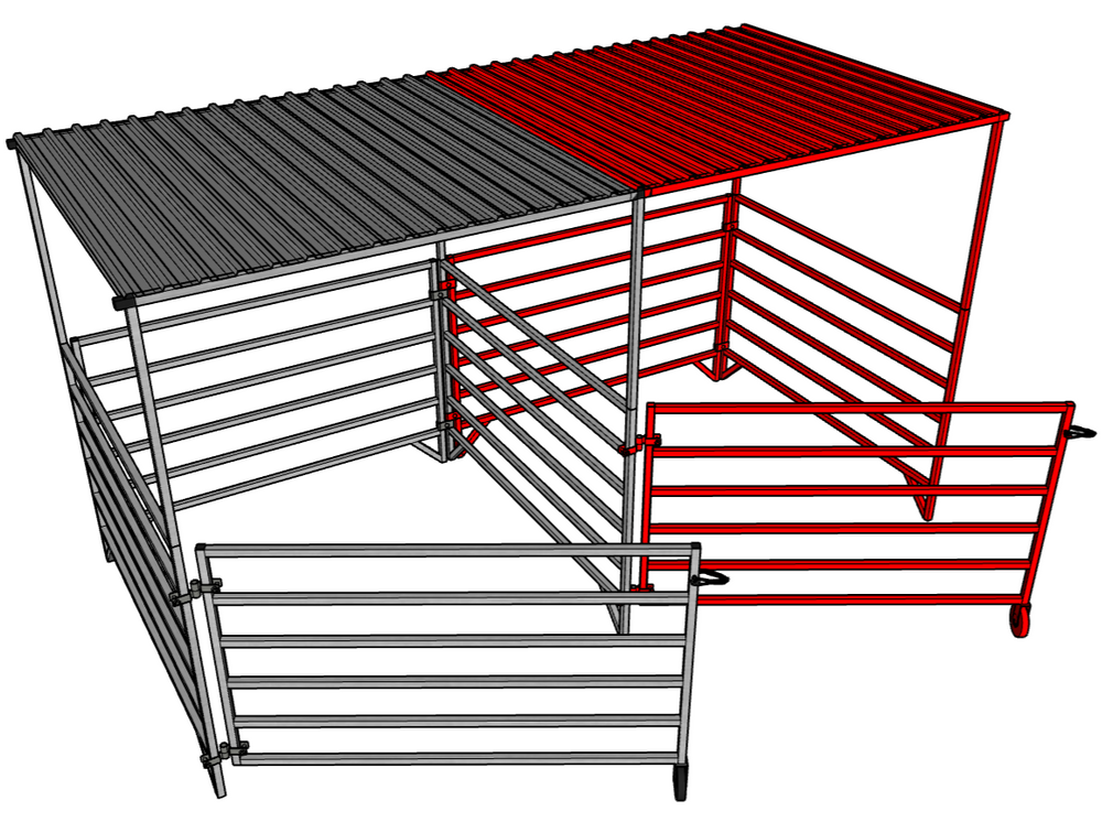 Aluminum Panels, Sorting, Pens, Stalls, Feeder Panels, & Accs.